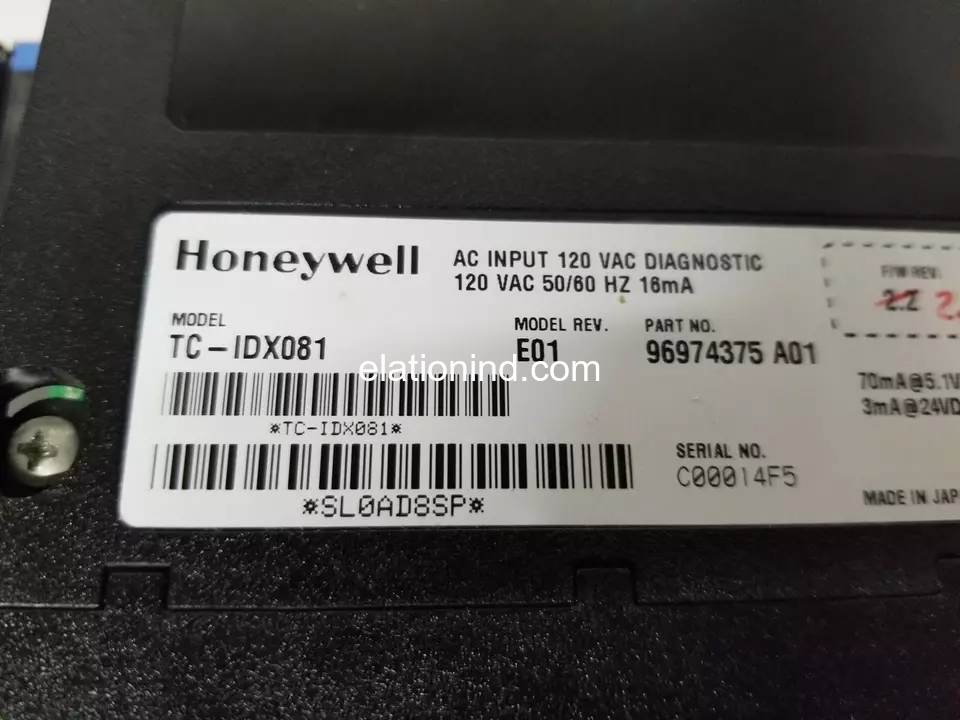 TC-IDX081 | Honeywell 8-Point Diagnostic Discrete Input Module ...