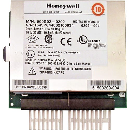 Honeywell HC900 900G02-0202 – 16-Channel Digital Input Module for ...