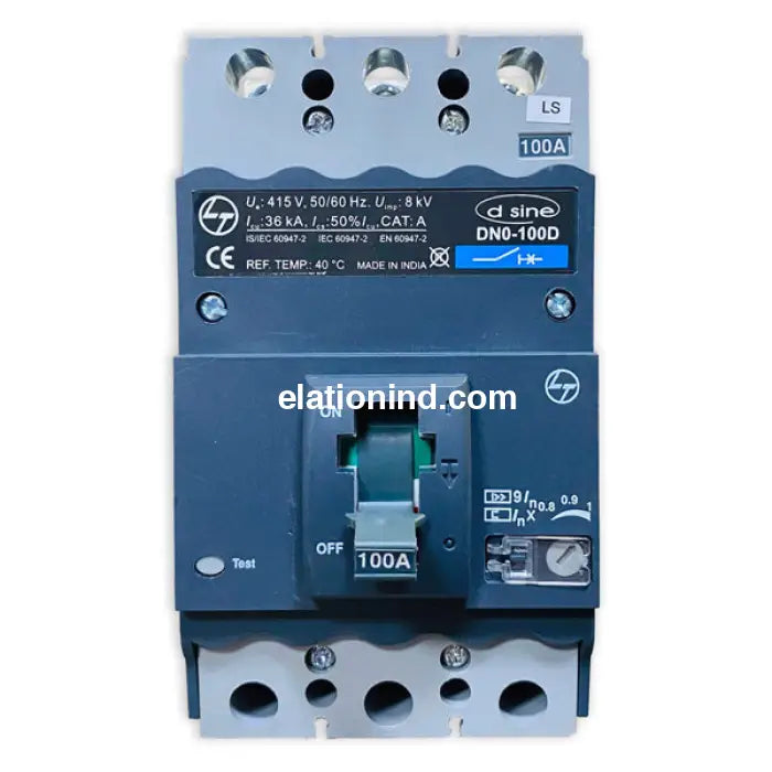L&T CM90638OOPO 250A 3Pole 25kA MCCB TM Release Type: DN1-250C 415V ...